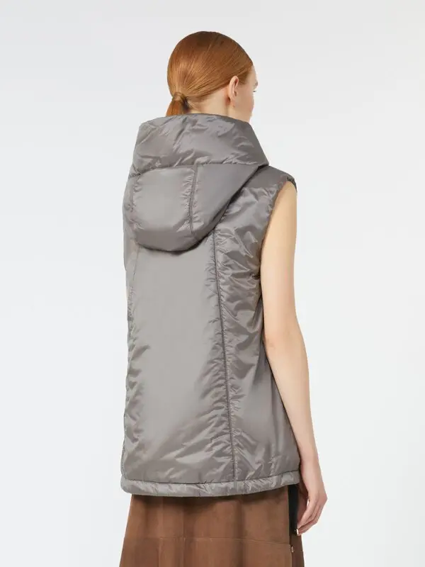 Max Mara Padded Water-Repellent Gilet - Dark Grey - 20% Off